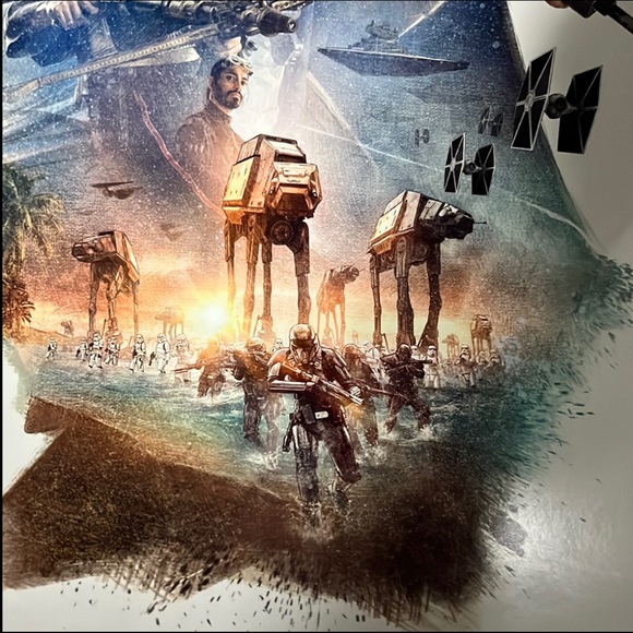 Accessories | Star Wars Rogue One Atats Walking Chars Poster | Poshmark